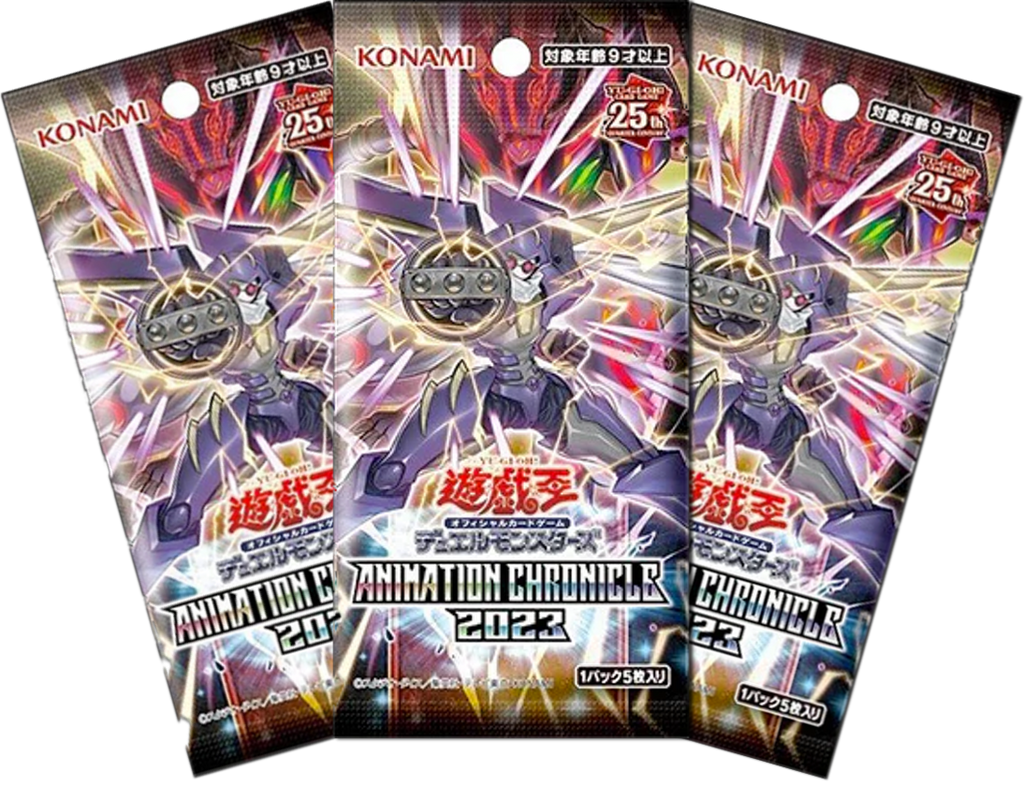 Yu Gi Oh - 3 Packs of Animation Chronicle 2023 – Pokemon BariBari Japan