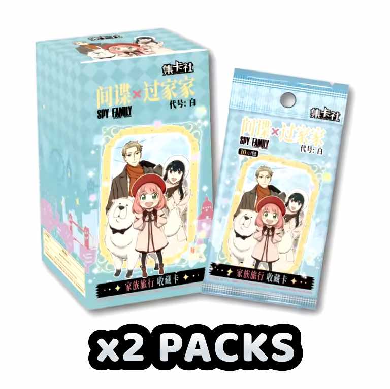 Card Fun Trading Cards - 2 Packs of Spy x Family – Pokemon BariBari Japan