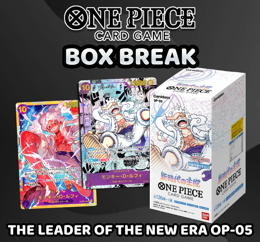 One Piece Card Game - One Piece The Leader of a New Era OP-05 Box Brea ...