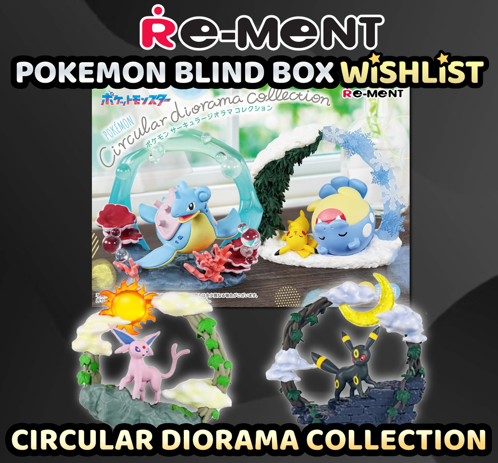 Rement Blind Box - Pokemon Circular Diorama Collection Figures Wishlis ...