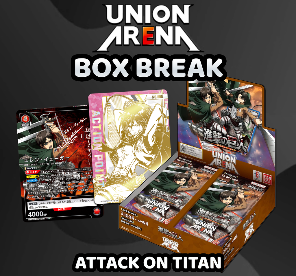 Bandai Union Arena - Attack On Titan [UA23BT] Box Break (16 Packs) #15 ...