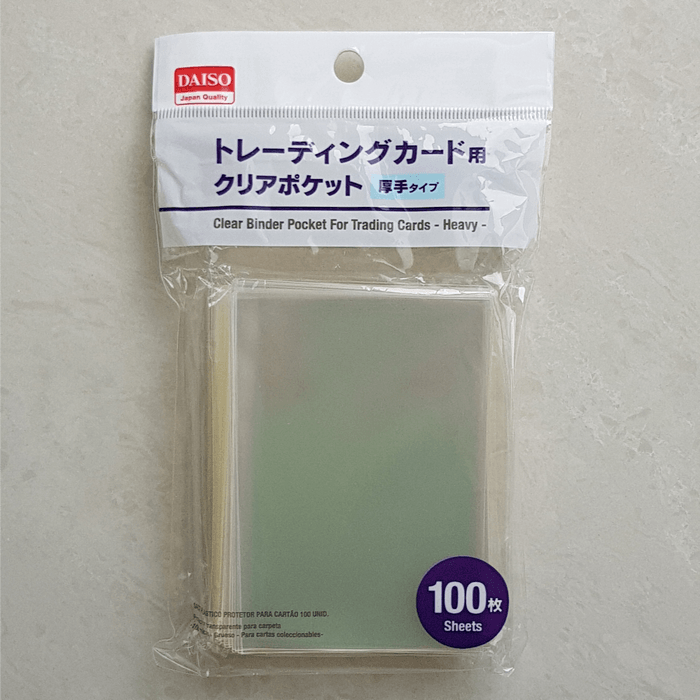 100 ct. Japanese Card Sleeves - Heavy/Thick Type – Pokemon BariBari Japan