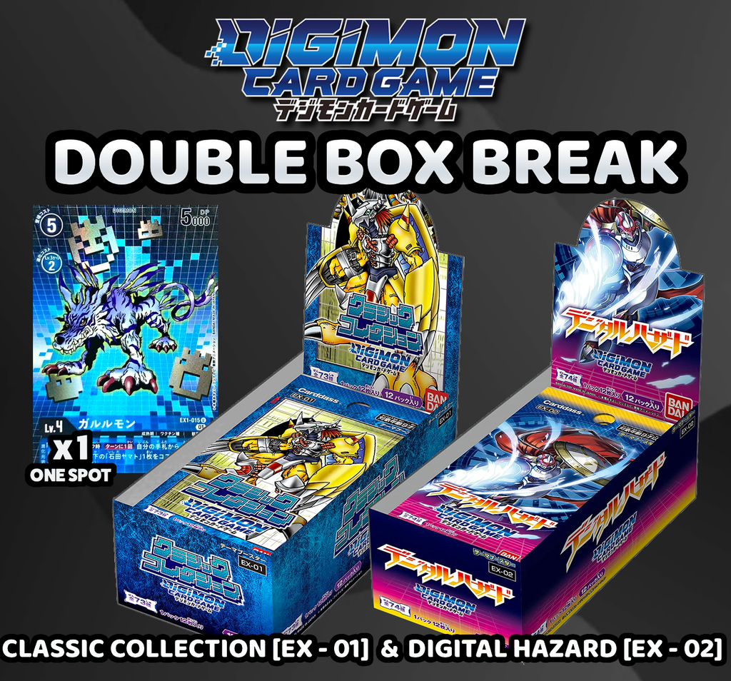 Digimon Trading Card Game - Classic Collection [EX-01] & Digital Hazar ...
