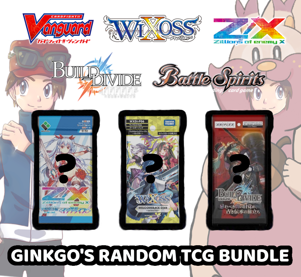 Various TCGs - 3 Pack Ginkgo's Random TCG Bundle – Pokemon BariBari Japan